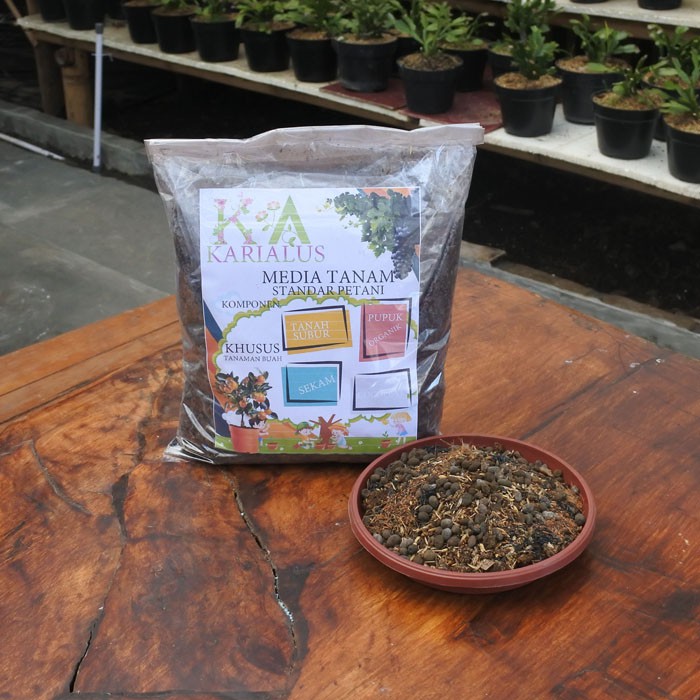 Jual media tanam untuk tanaman bunga racikan petani siap pakai